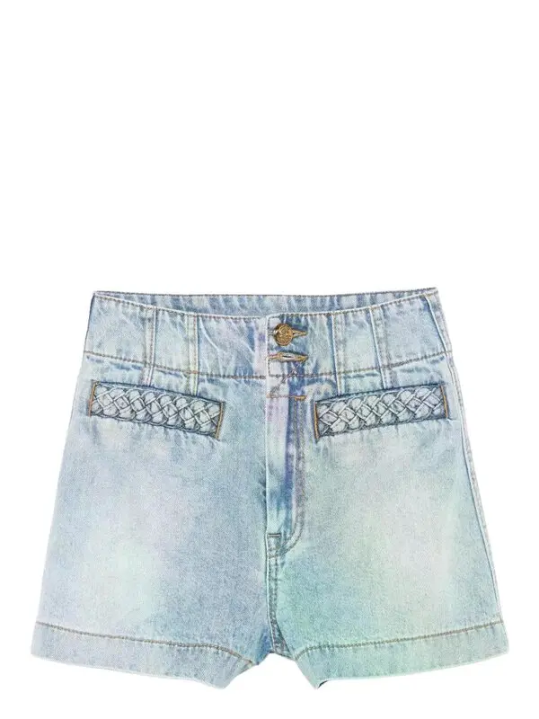Zimmermann Lucky Denim Shorts - Blue
