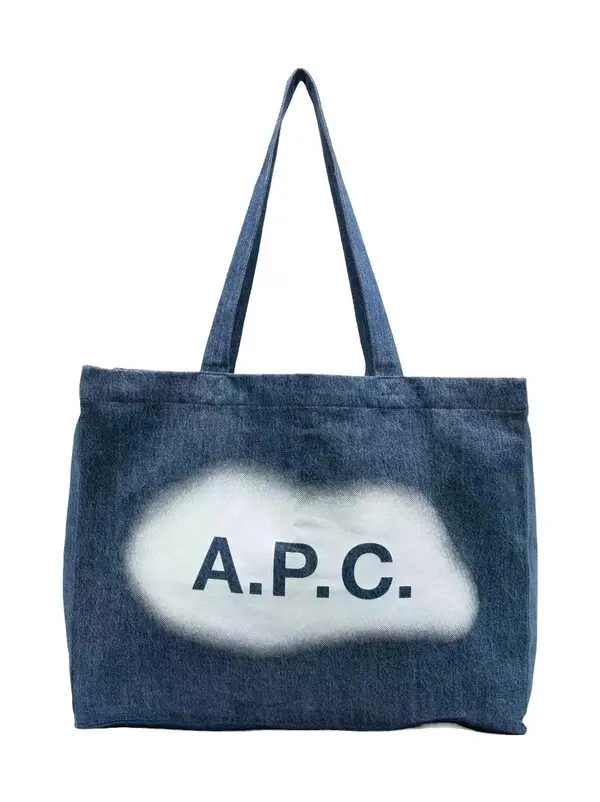 A.p.c. Diane Denim Tote Bag - Blue