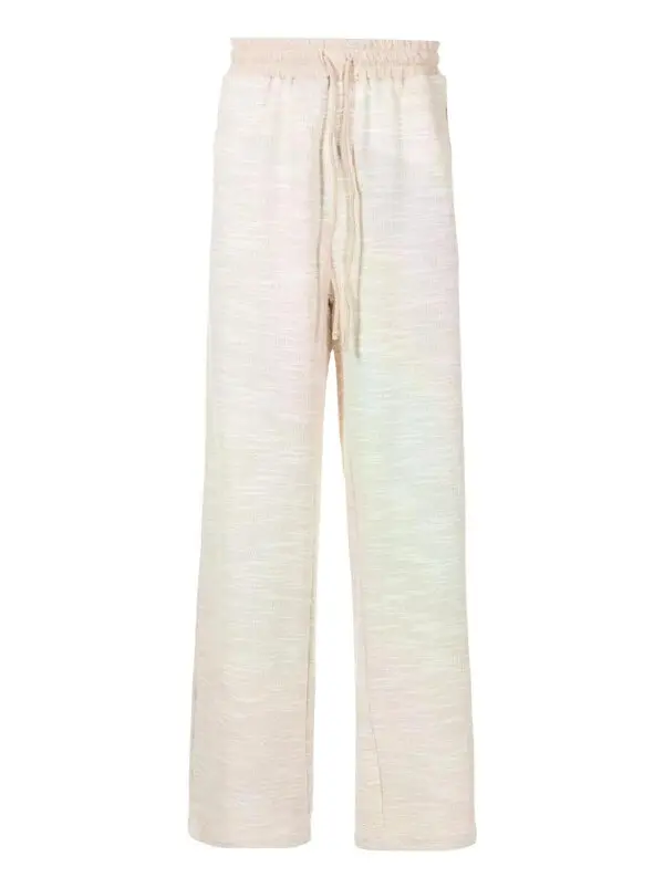 AMIR SLAMA Textured Track Pants - Neutrals