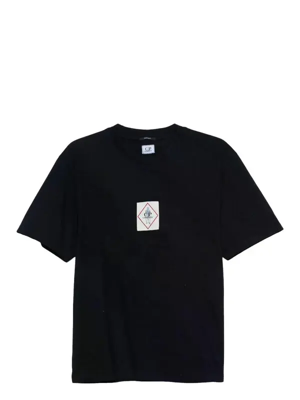 C.P. COMPANY Logo-patch T-shirt - Blue