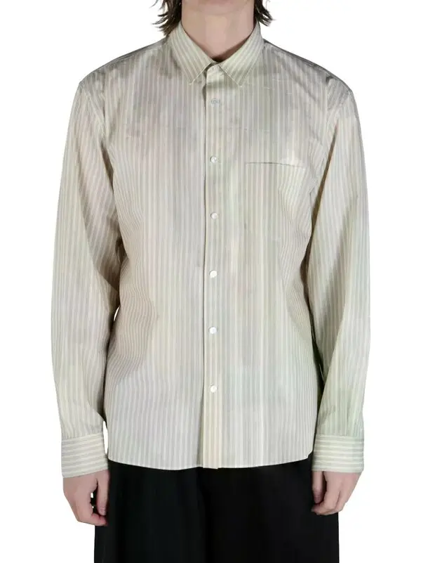 THE ROW Striped Shirt - Neutrals