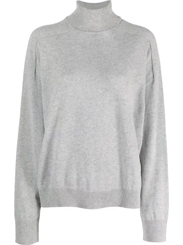 ARMARIUM Mélange-effect Roll-neck Jumper - Grey