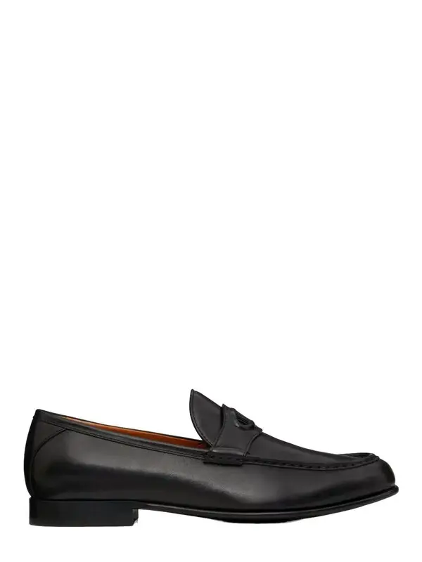 Valentino Garavani Vlogo The Bold Edition Loafers - Black