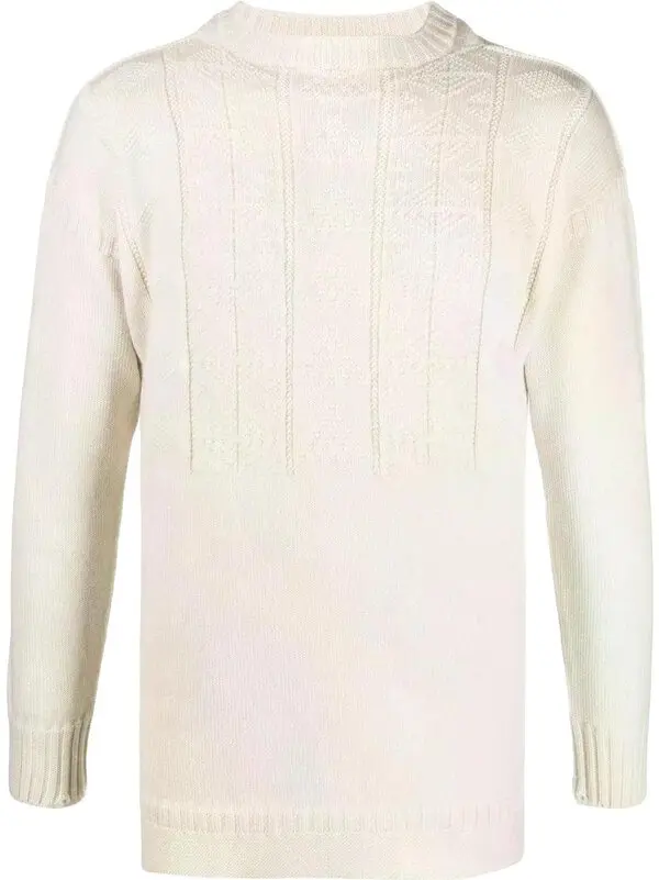 MAISON MARGIELA Crew-neck Knit Jumper - Neutrals