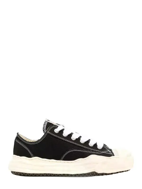 Mihara Yasuhiro Lace-up Low-top Sneakers - Black