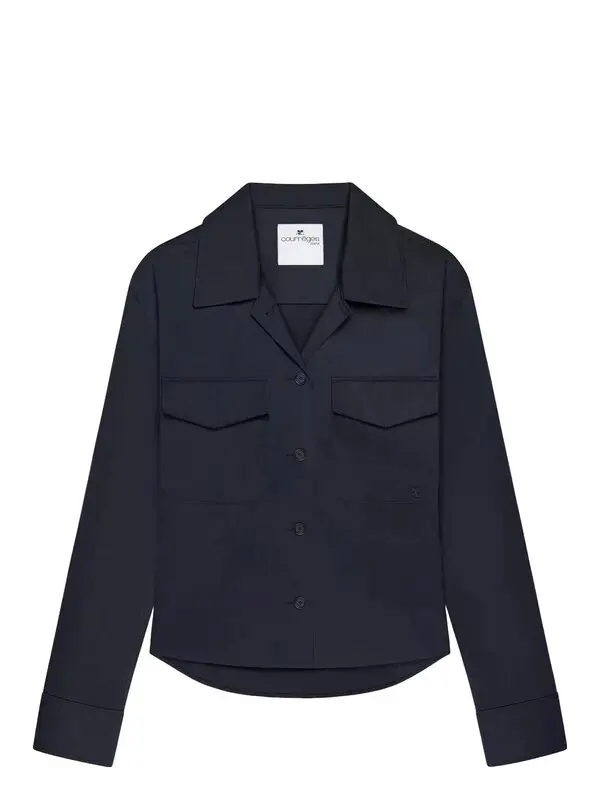 COURREGES Cotton Shirt - Blue