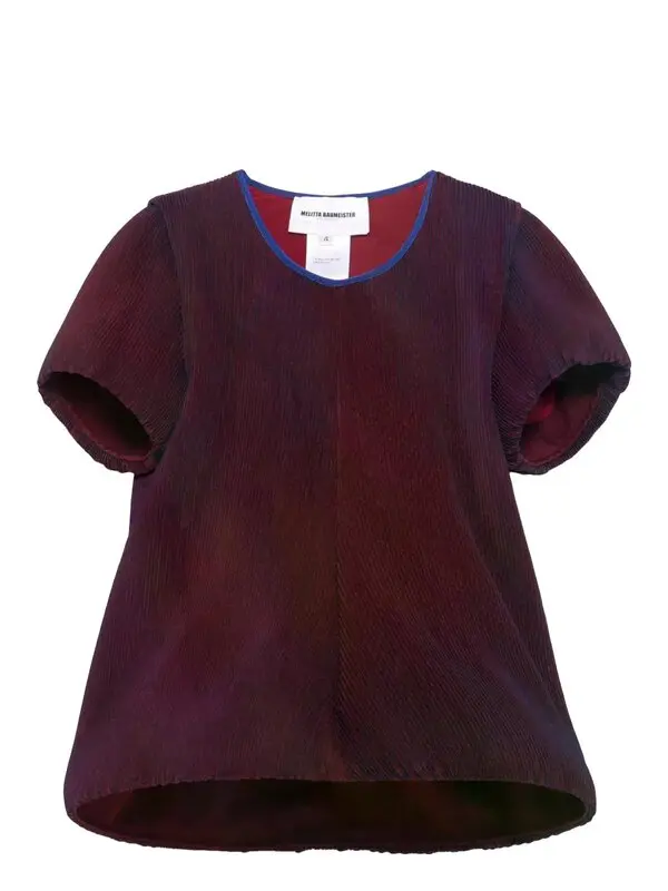 MELITTA BAUMEISTER Plissé Top - Blue