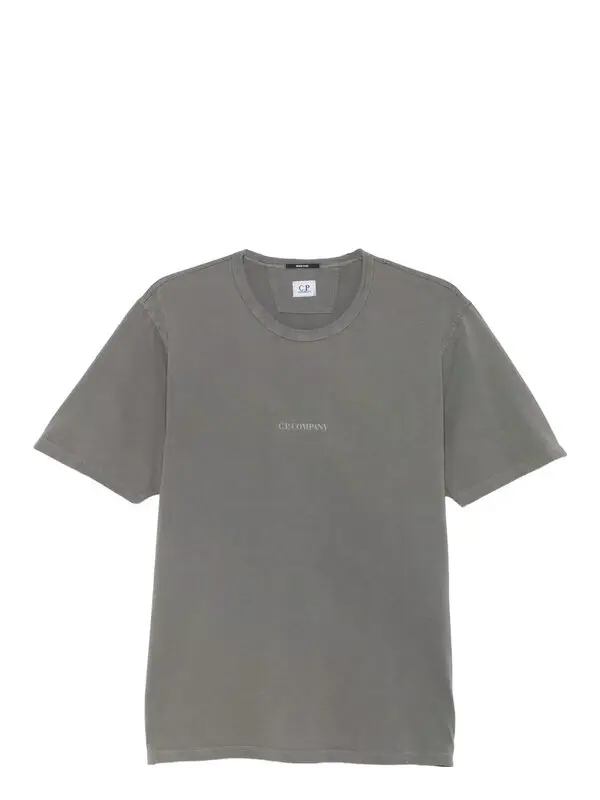 C.P. COMPANY Logo-print T-shirt - Grey