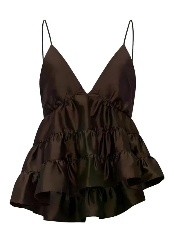 Azeeza Viola Top - Brown