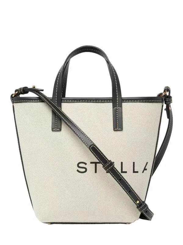 Stella McCartney Logo-print Cotton Tote Bag - Neutrals