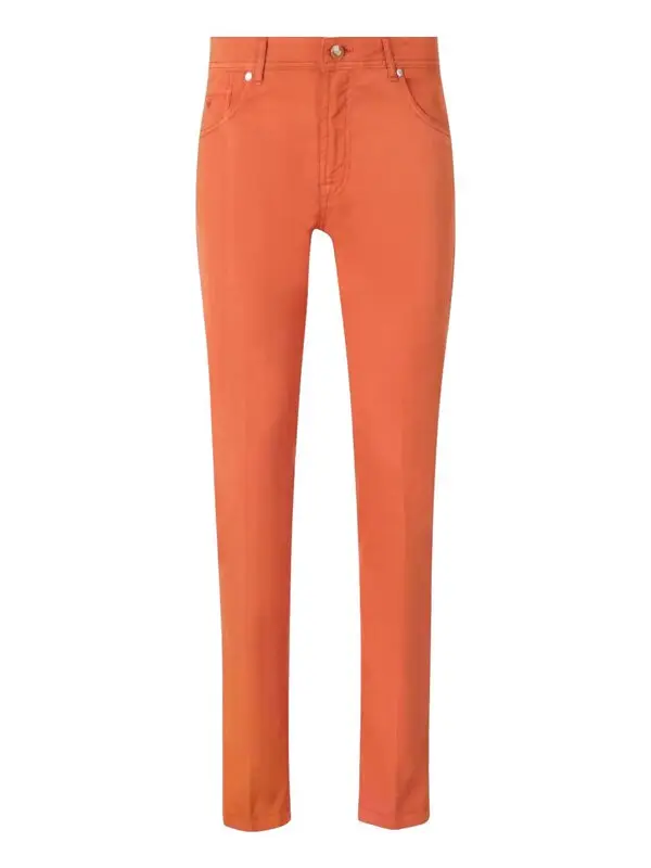 Marco Pescarolo Slim-cut Trousers - Red
