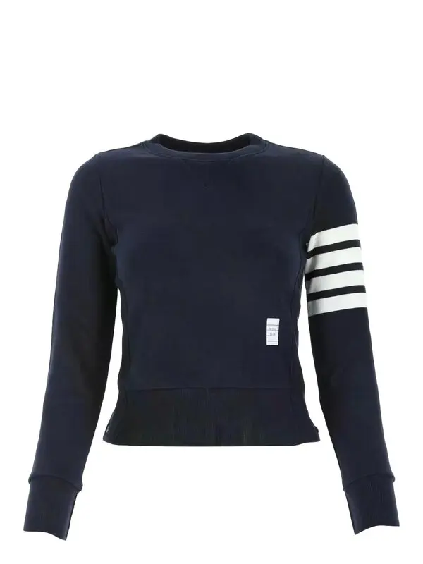 Thom Browne Stripe-detail Top - Blue