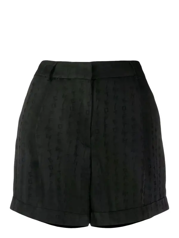 Off-White Tone-on-tone Logo Shorts - Black