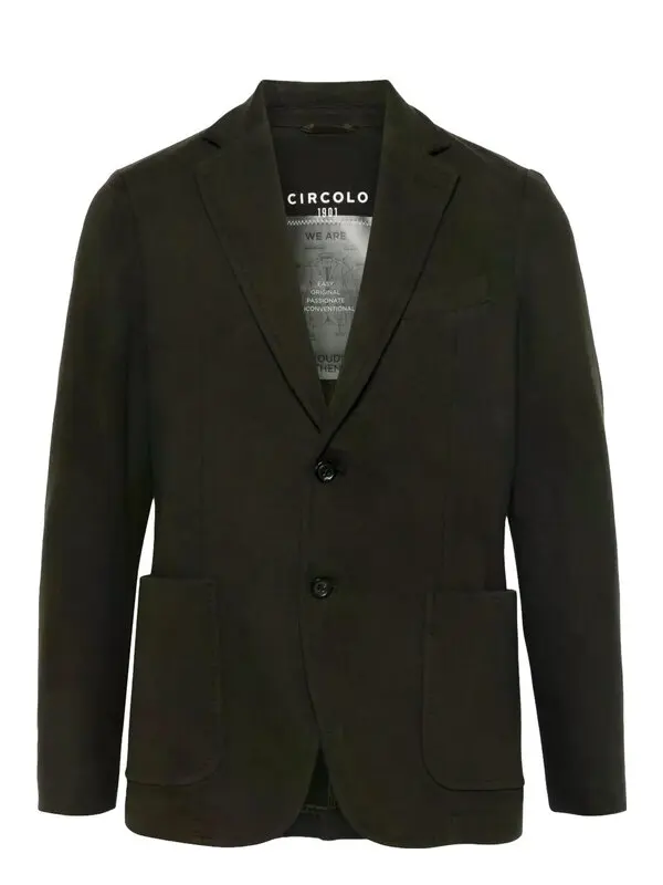 CIRCOLO 1901 Single-breasted Blazer - Green