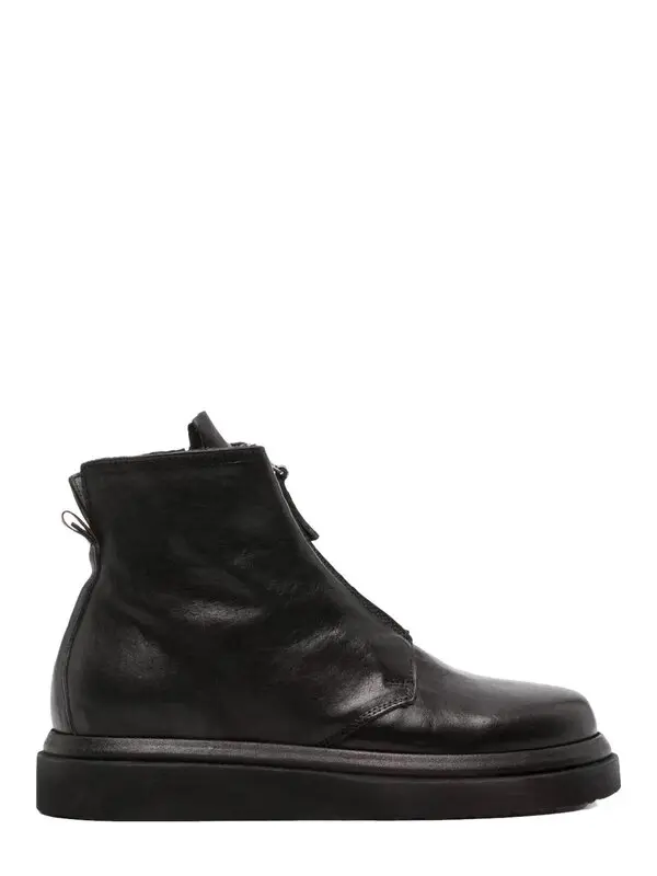 Moma Tronchetto Calf Leather Boots - Black