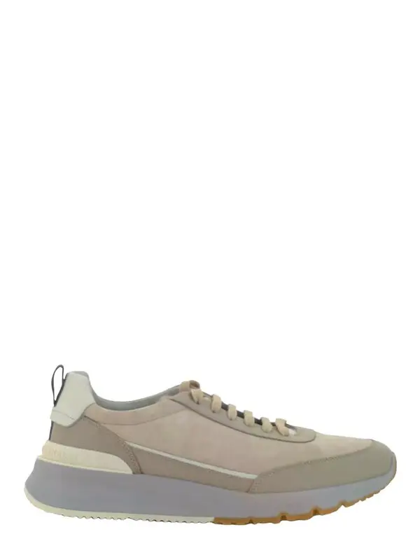 Brunello Cucinelli Panelled Sneakers - Brown