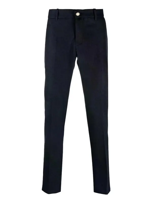 Jacob Cohen Skinny-cut Virgin Wool-blend Trousers - Blue