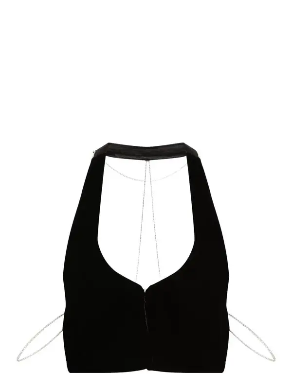 HAMOULET Cosmos Velvet Waistcoat - Black