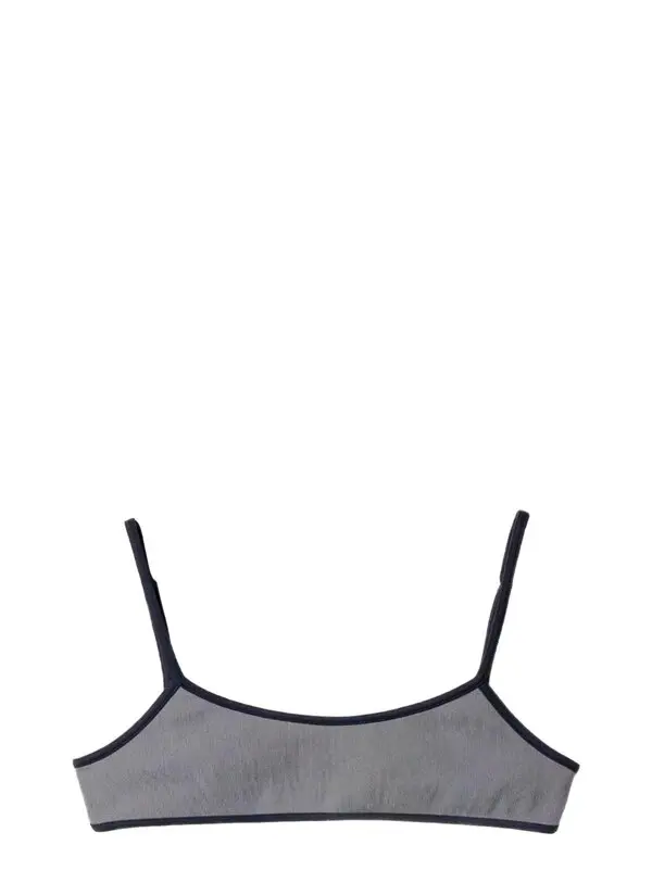 Miu Miu Technical Knit Bralette - Grey