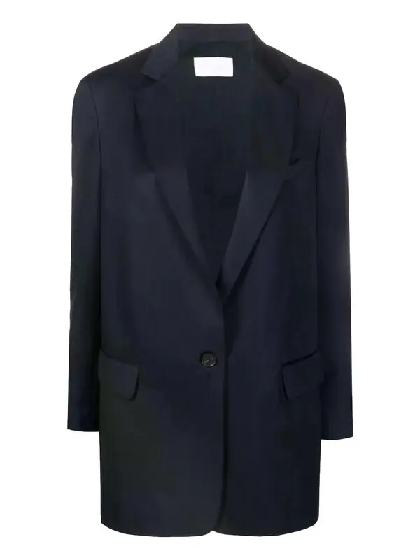 Fabiana Filippi Notched-lapel Single-breasted Blazer - Blue