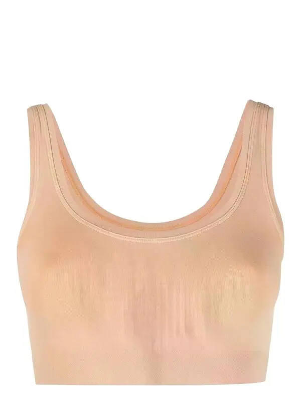 Hanro Touch Feeling Seamless U-neck Cropped Bra - Neutrals