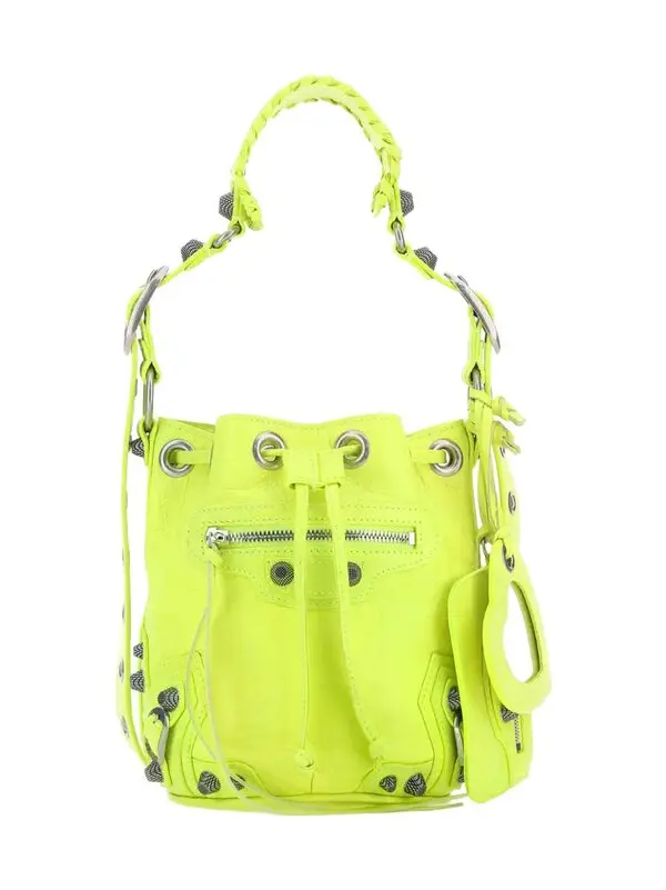 Balenciaga Le Cagole Xs Bucket Bag - Yellow