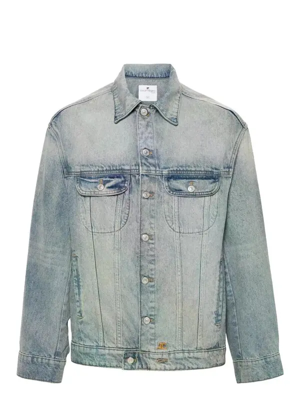 COURREGES Cocoon Denim Jacket - Blue