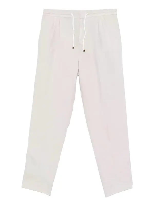 Brunello Cucinelli Linen Trousers - Neutrals