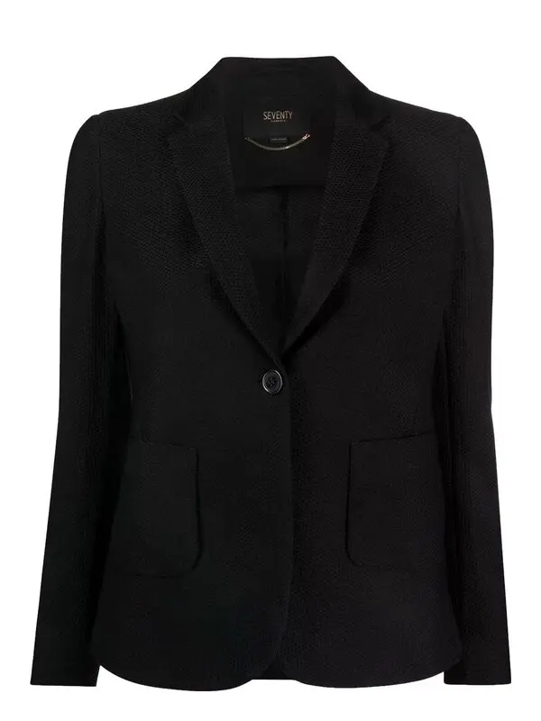 Seventy Single-breasted Suit Jacket - Black
