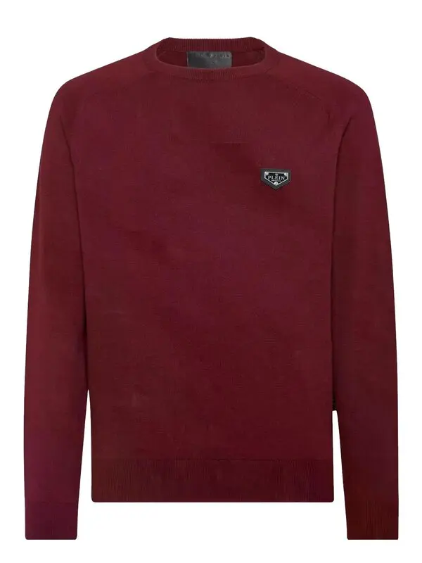 Philipp Plein Round-neck Sweater - Red