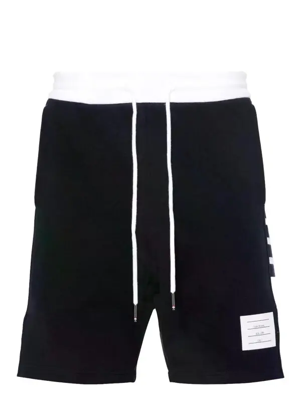 Thom Browne Mid-rise Track Shorts - Blue
