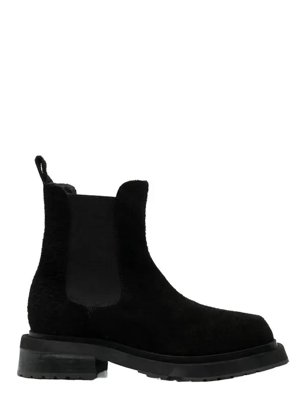 Eckhaus Latta Mike Elasticated-panel Boots - Black