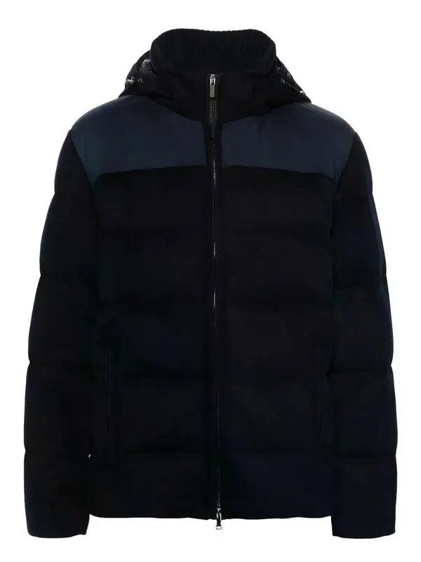 Paul & Shark Cashmere Puffer Jacket - Blue