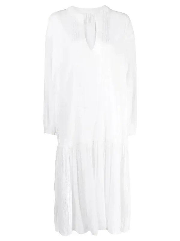 LEMLEM Abira Poet Shirt Dress - White