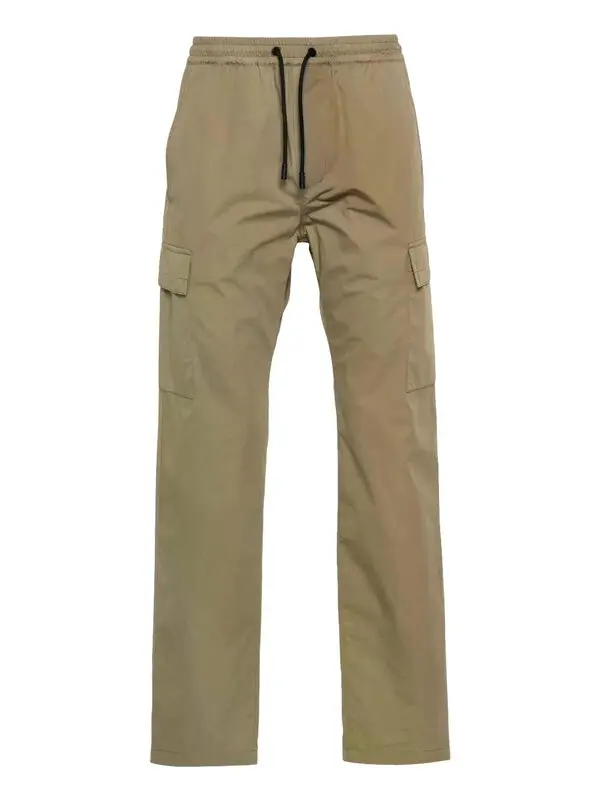 YVES SALOMON Drawstring-fastening Cargo Trousers - Green