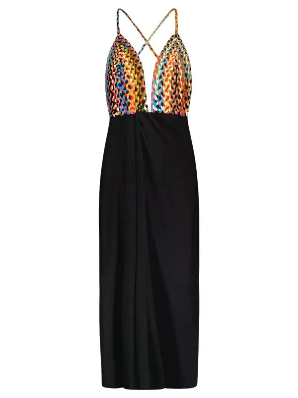 Mara Hoffman Jutta Braided Midi Dress - Black