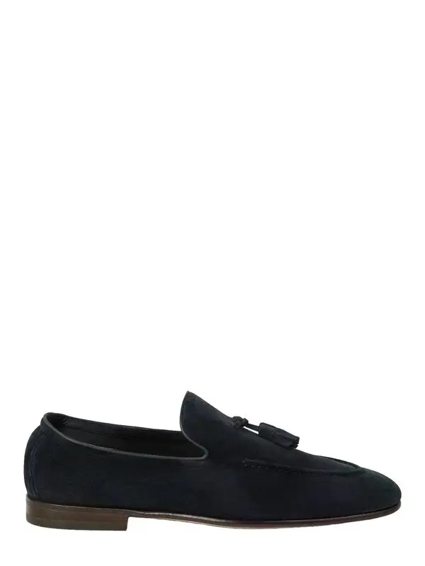 Brunello Cucinelli Tassel Detail Suede Loafers - Blue