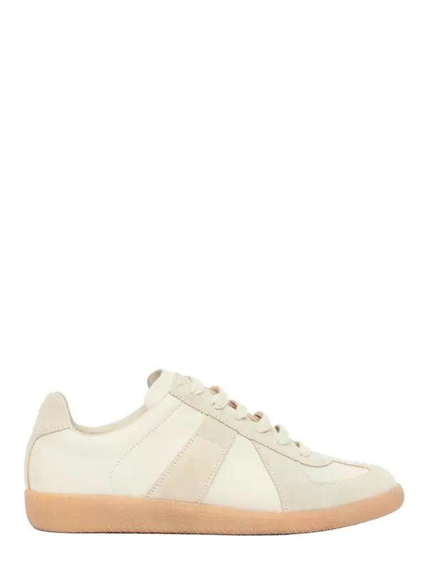 MAISON MARGIELA Replica Low-top Leather Sneakers - Neutrals