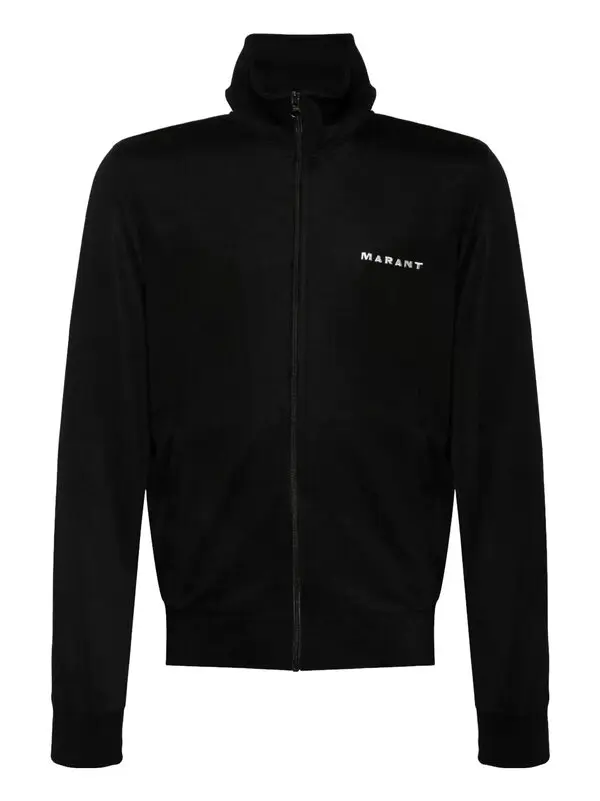 MARANT Ronny Stripe-detail Jacket - Black