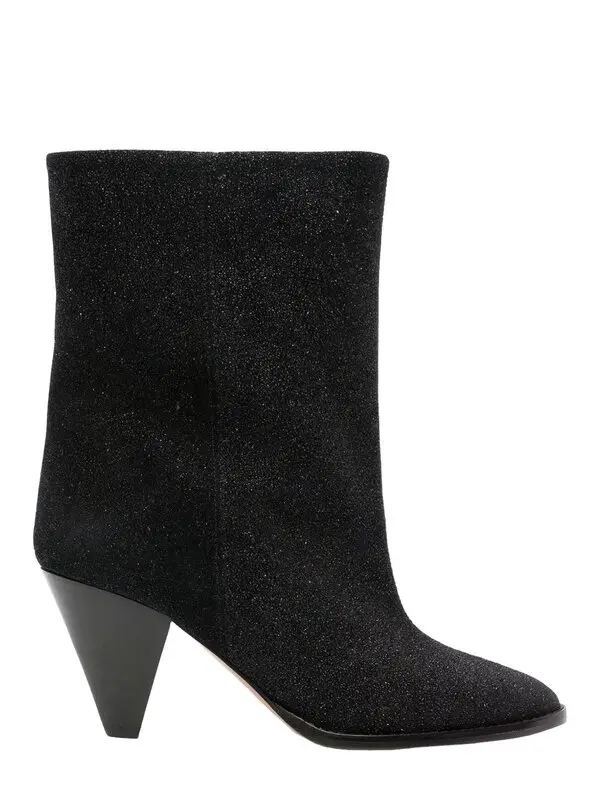 Isabel Marant Étoile Rouxa 85mm Suede Boots - Black