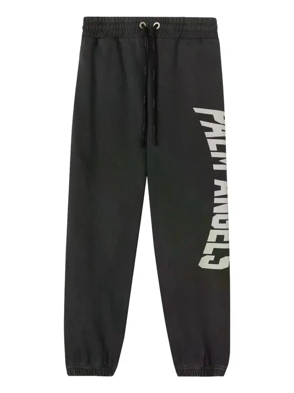 Palm Angels City Washed-effect Track Pants - Grey