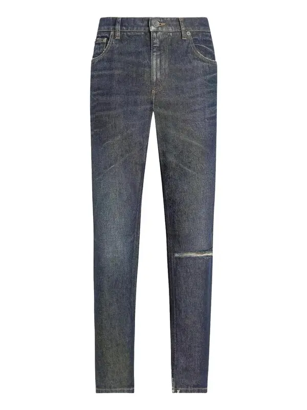Dolce & Gabbana Straight-leg Jeans - Blue