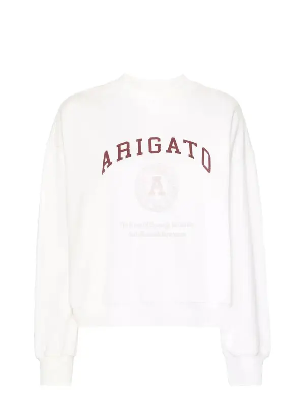 Axel Arigato Arigato University Organic-cotton Sweatshirt - Neutrals