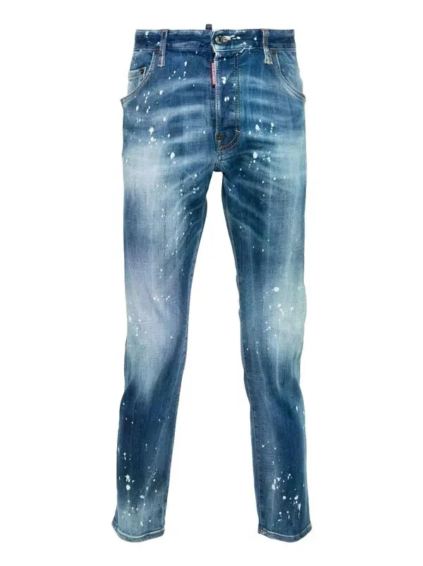 Dsquared2 Super Twinky Mid-rise Skinny Jeans - Blue