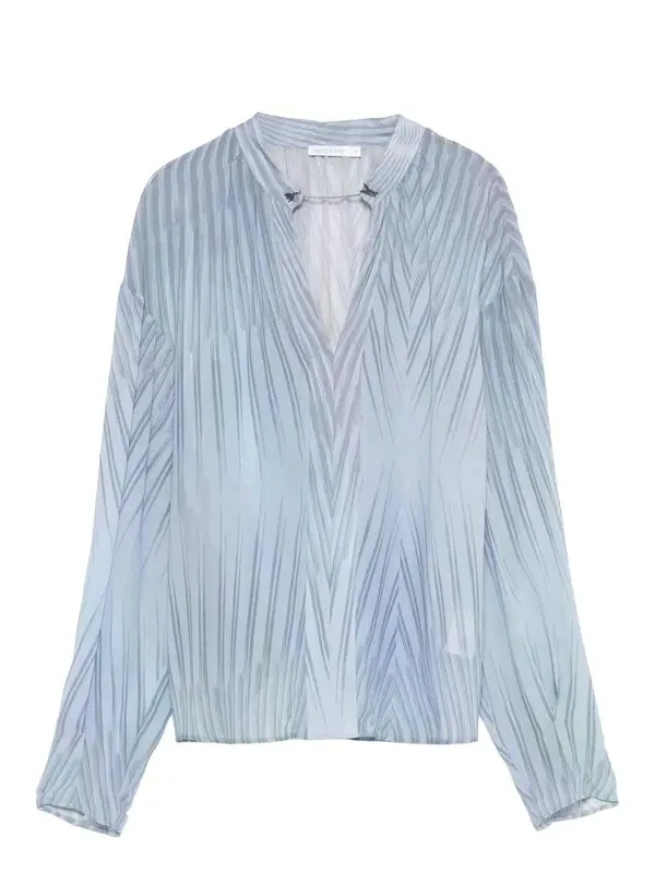 Patrizia Pepe Printed Blouse - Blue