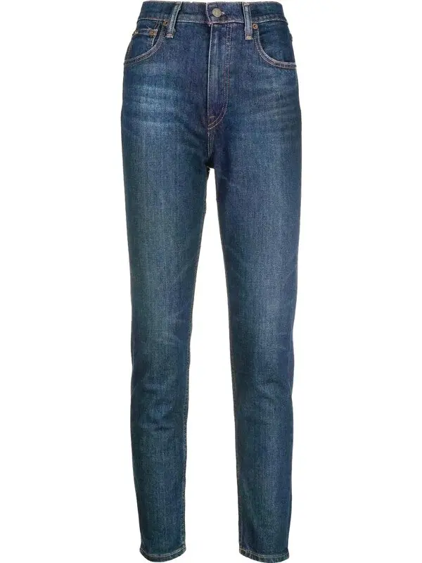 Polo Ralph Lauren High-rise Skinny Jeans - Blue