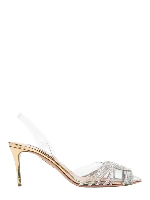 AQUAZZURA Gatsby Slingback Pumps - Yellow