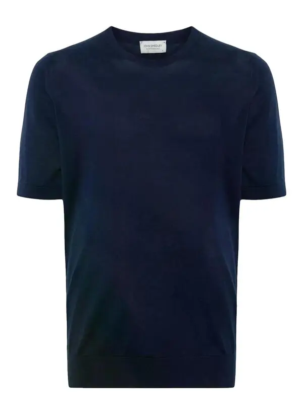 John Smedley Kempton Cotton T-shirt - Blue
