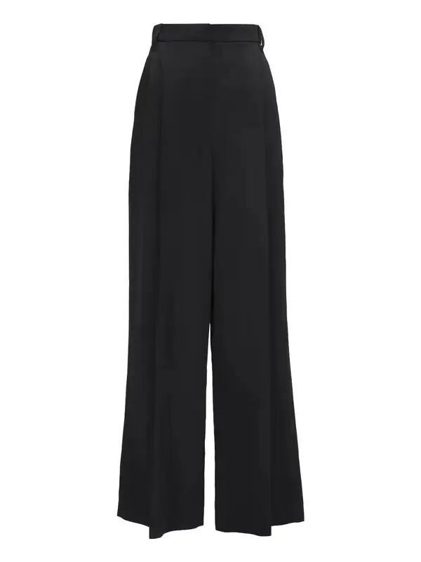 Brunello Cucinelli Wide-leg Trousers - Black