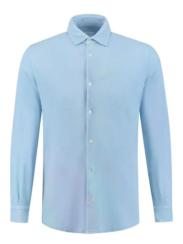 Fedeli Long-sleeved Shirt - Blue